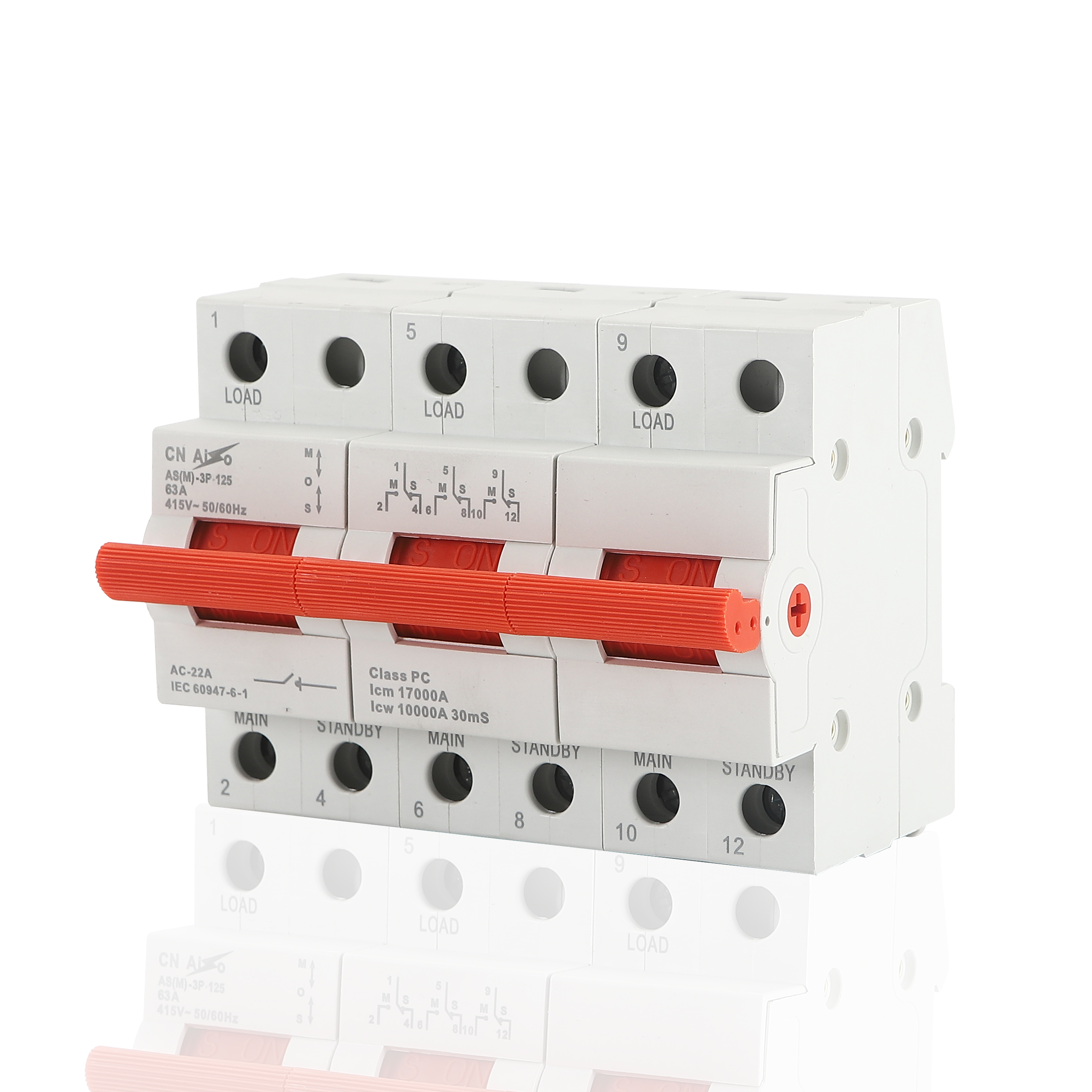 China 3P 63A Manual Transfer Changeover Switch factory and ...