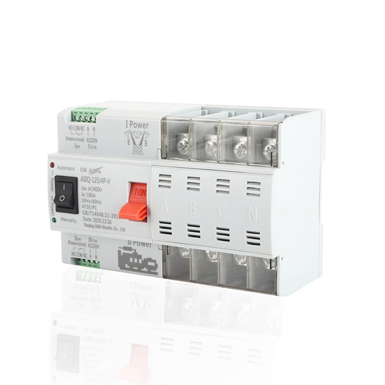 China Millisecond Level Switching Time 100A 4P Automatic Transfer ...